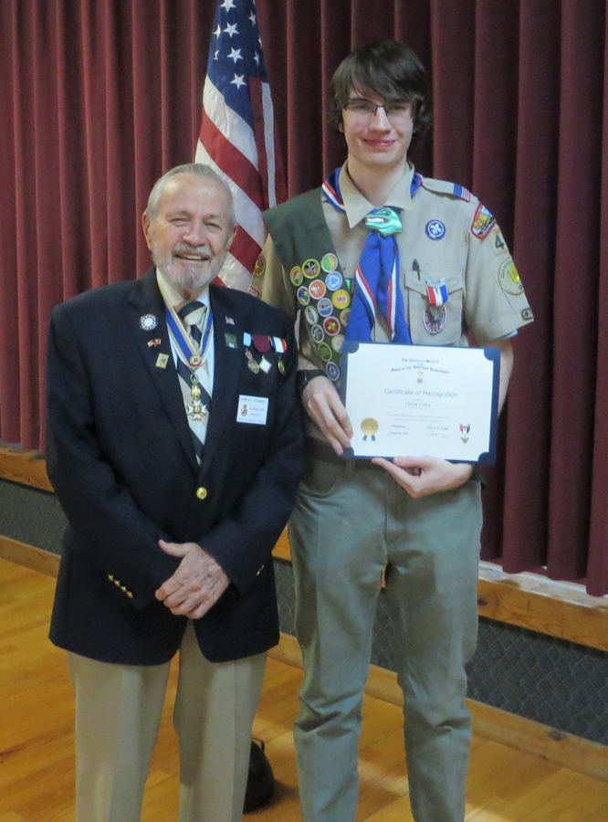 Williamsburg Chapter Recognize Eagle Scouts